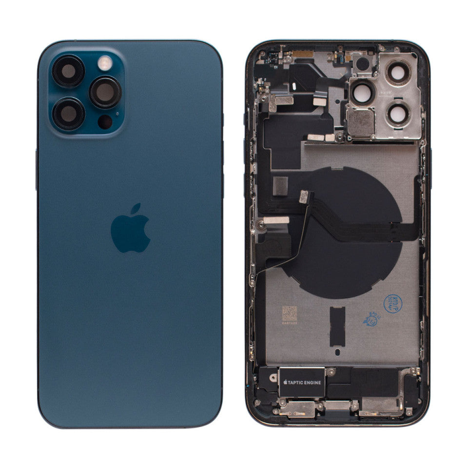iPhone 12 Pro Max Behuizing voorgemonteerd Origineel met logo | Donker